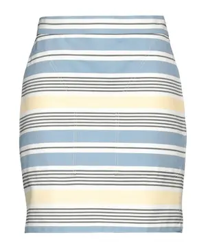 Max Mara Multicolor Ruffled Skirt - Blue