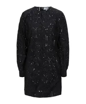 GANNI Lace Dress - Black