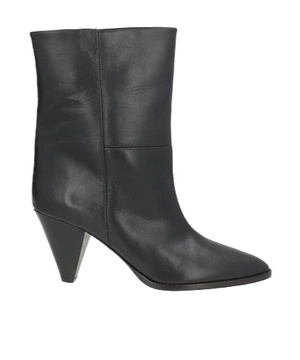 Isabel Marant Étoile Minimalist Pointedtoe Ankle Boots - Black