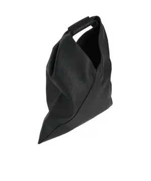 MAISON MARGIELA Large Solid-color Litchi-pattern Tote Bag