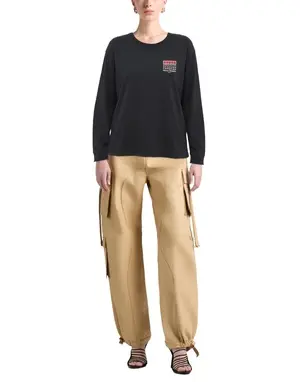 MAISON MARGIELA Solidcolor Printed Longsleeve Tshirt
