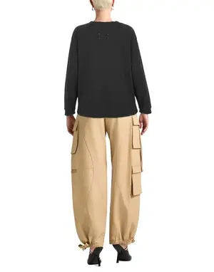 MAISON MARGIELA Solidcolor Printed Longsleeve Tshirt