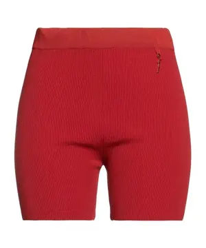 Jacquemus Solid-colored Knit Shorts - Red