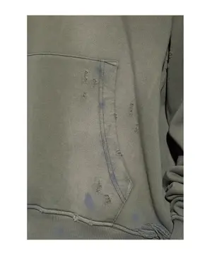 DIESEL® Long-sleeve Hooded Sweatshirt