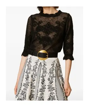 TWINSET Jacquard Alpaca Blend Jumper