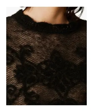 TWINSET Jacquard Alpaca Blend Jumper