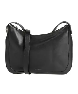 Saint Laurent Cowhide Shoulder Bag - Black