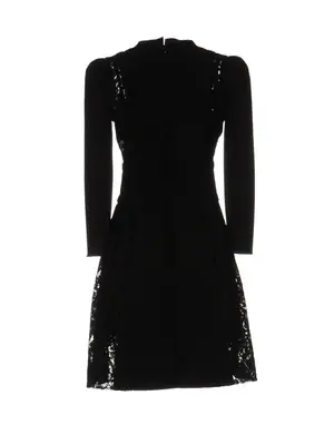 Dolce & Gabbana Solidcolor Longsleeve Flared Dress