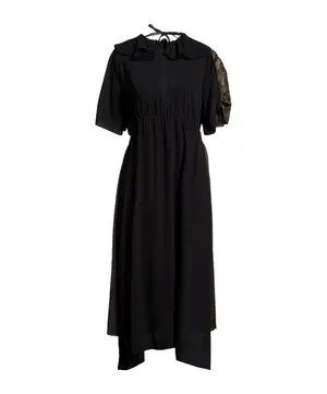 MAISON MARGIELA Colorblock Vneck Dress - Green
