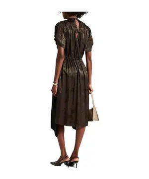 MAISON MARGIELA Colorblock Vneck Dress