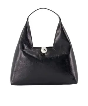 Marni Trapeze Ball-clasp Tote Bag - Black