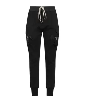 Rick Owens Solidcolor Cargo Trousers - Black