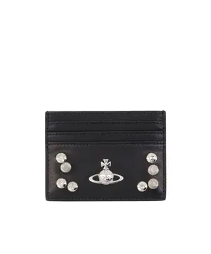 VIVIENNE WESTWOOD Slim Card Holder - Black