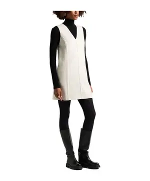 Brunello Cucinelli Sleeveless Vneck Flared Dress