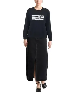 MAISON MARGIELA Printed Longsleeve Crewneck Sweatshirt