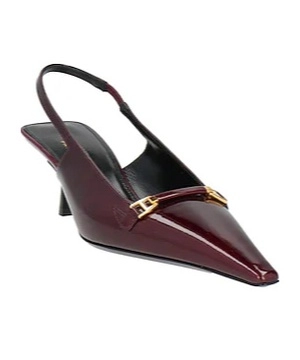 Saint Laurent Patentleather Pointedtoe Midheel Pumps
