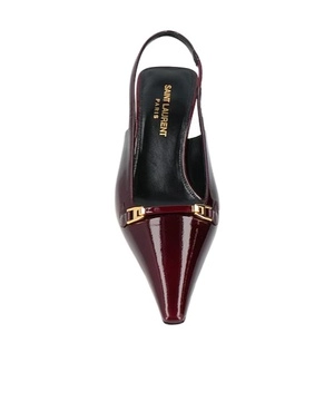 Saint Laurent Patentleather Pointedtoe Midheel Pumps