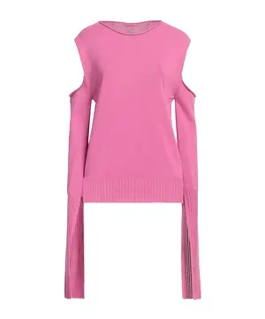 Rick Owens Solidcolor Lightweight Knit Longsleeve Top - Pink