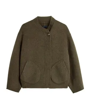 Soeur Single-button Long-sleeve Casual Jacket - Brown