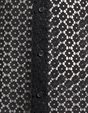 Rag & Bone Solidcolor Lace Shirt