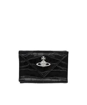 VIVIENNE WESTWOOD Envelope Billfold Wallet - Black