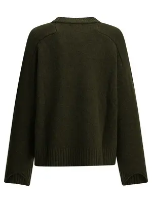 Soeur Ribbed Knit Crew Neck Pullover Sweater - No