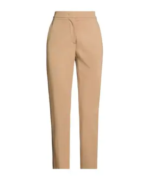 Max Mara Solid-color Casual Trousers - Camel