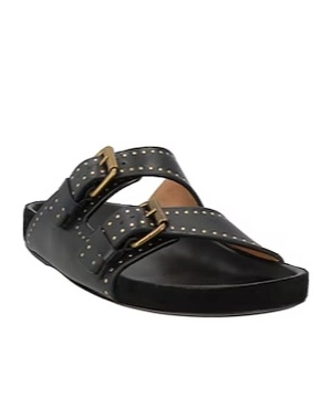 Isabel Marant Étoile Minimalist Solidcolor Leather Sandals