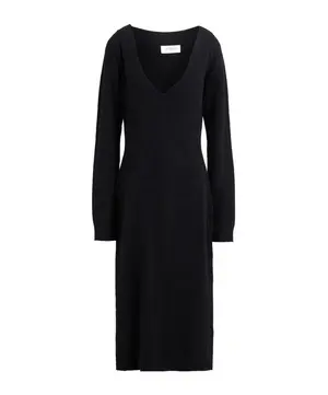 Sportmax Bodycon Long-sleeve Knit Dress - Black