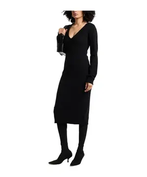 Sportmax Bodycon Long-sleeve Knit Dress