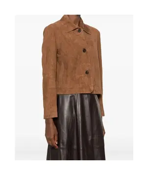 ARMA Suede Button-front Jacket