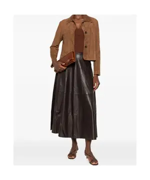 ARMA Suede Button-front Jacket