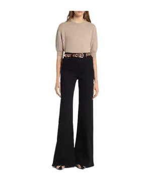 Khaite High-waist Wide-leg Jeans