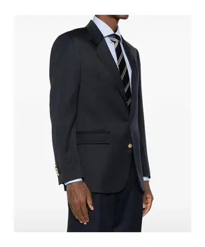 LARDINI Peak-lapels Button-up Jacket