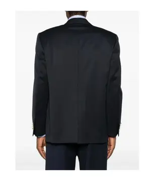 LARDINI Peak-lapels Button-up Jacket