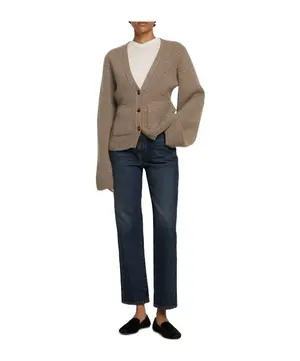 Khaite High-waisted Wide-leg Jeans