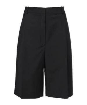 RÓHE Solid-color Casual Capri Pants - Black