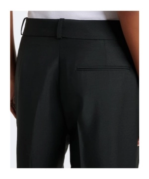 RÓHE Solid-color Casual Capri Pants