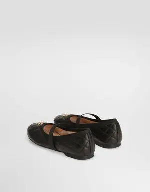 Dolce & Gabbana Nappa Leather Ballet Flats