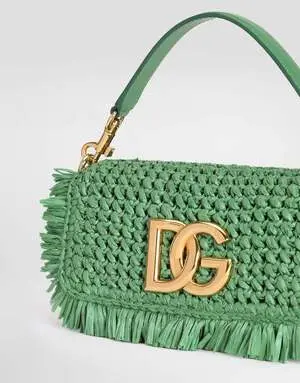 Dolce & Gabbana 3.5 Shoulder Bag In Raffia