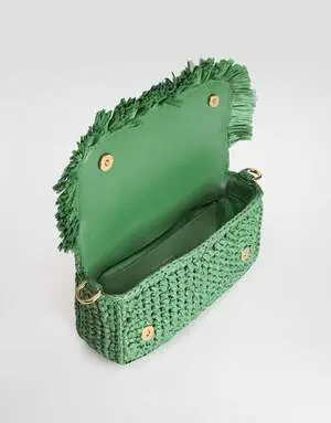 Dolce & Gabbana 3.5 Shoulder Bag In Raffia