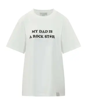 Stella McCartney My Dad Is A Rock Star" Short Sleeve T-shirt - No
