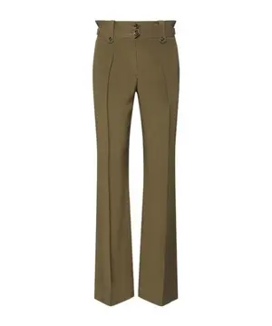 TOM FORD Wide-leg Trouser With Pleats - Green