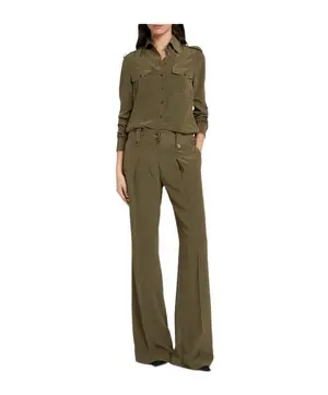 TOM FORD Wide-leg Trouser With Pleats