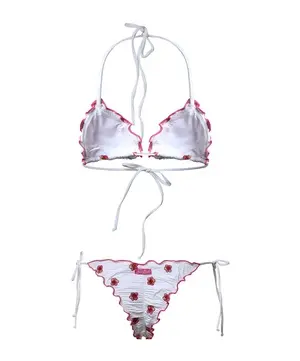 MC2 SAINT BARTH Triangle Bikini With Print