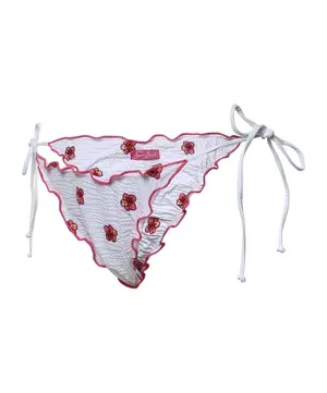 MC2 SAINT BARTH Triangle Bikini With Print