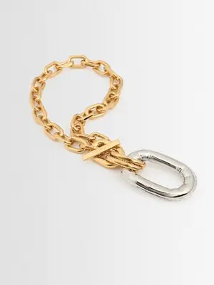 Rabanne Oval Chain Necklace