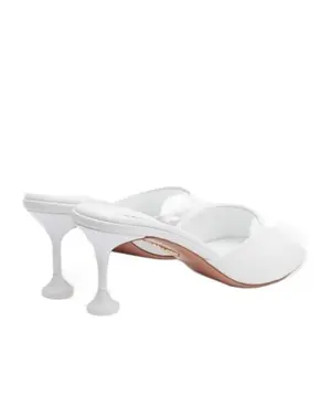 AQUAZZURA Leather Mules