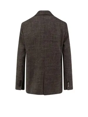 ALYSI Double-breasted Peak-lapel Blazer