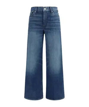 7 For All Mankind Highwaisted Wideleg Jeans - Blue